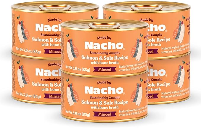 Amazon.com: Made by Nacho Sustainably Caught Salmon & Sole Recipe with ...