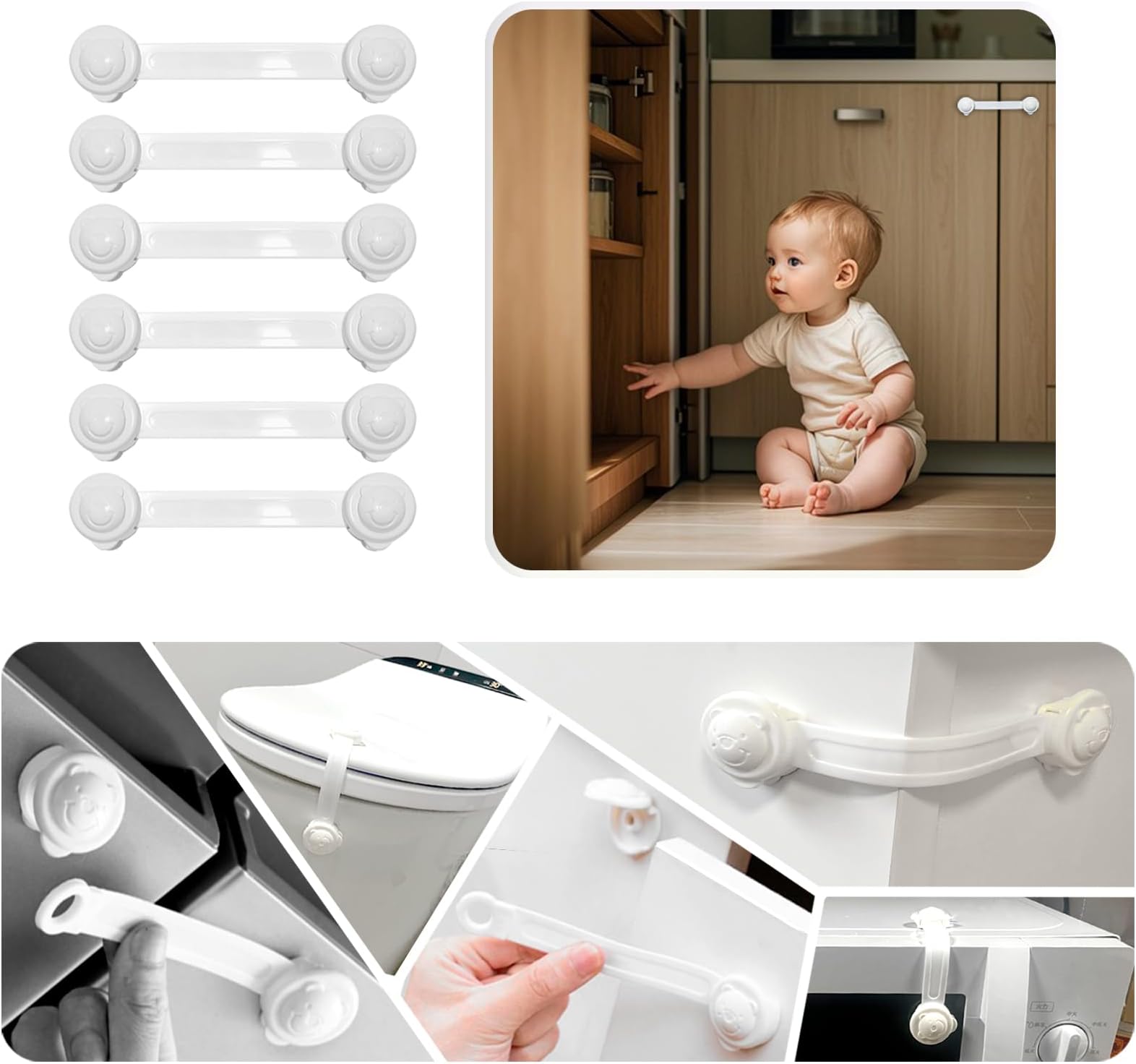 Amazon.com: Baby Locks, Child Safety Cabinet Proofing, Cabinet Drawer ...