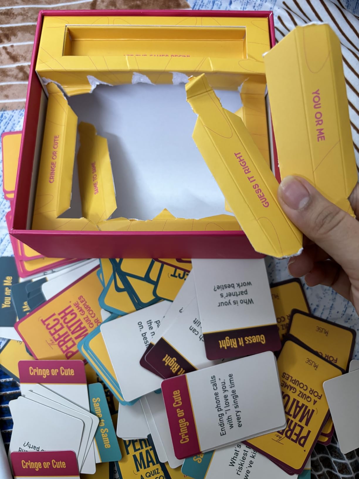 Buy MYMUSE Perfect Match Quiz Game for Couples | 200 Family Friendly ...