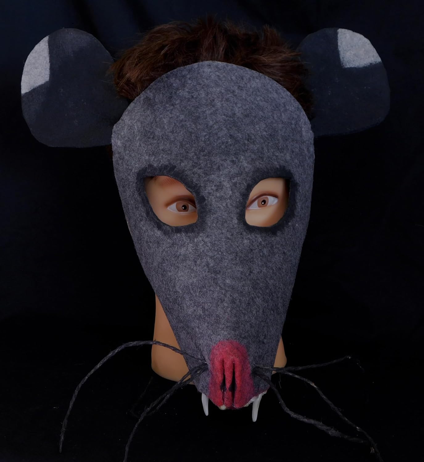 Creepy Cute Opossum Possum Rat Mouse Mask – Adult Halloween, Masquerade ...