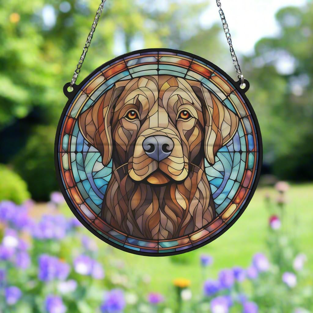 Lab Dog Stained Glass Patterns Stained Glass Picture Of My Dog