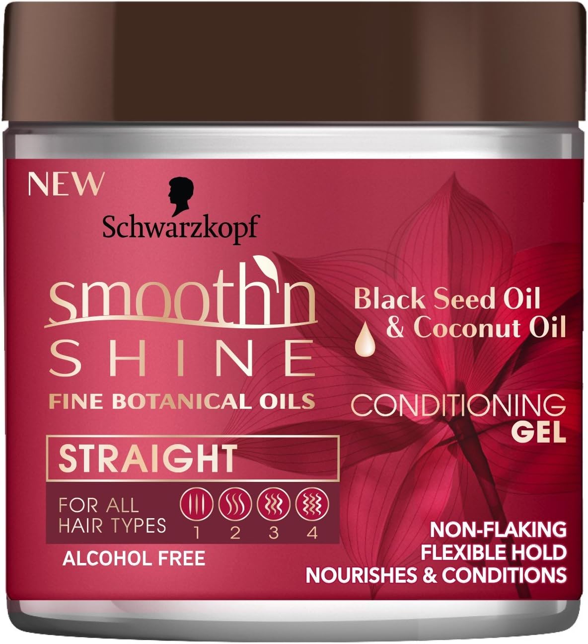 Amazon.com : Smooth N Shine Straight Gel Conditioning 6 Ounce Jar ...