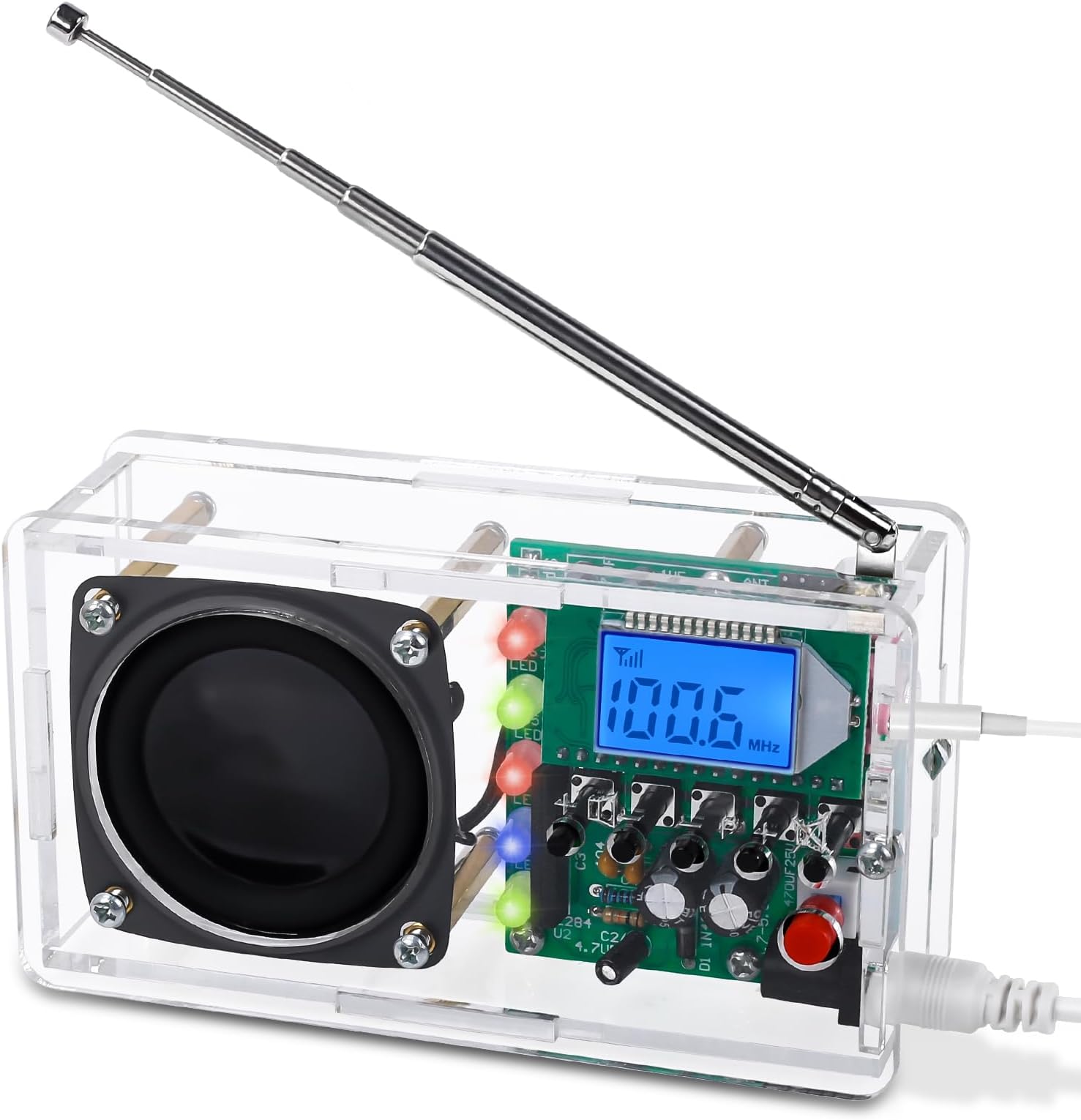 Amazon.com: Kaito DIY-63 AM/FM Radio Kit with Personal Customization ...