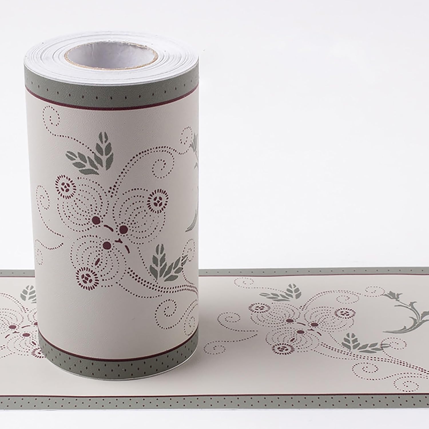 Jodimitty PVC Wallpaper Border Self Adhesive 10 Meter x 10cm Floral ...