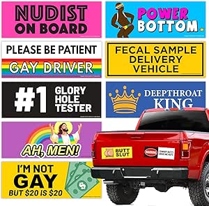 Amazon.com: Rio Salto 10-Pack Funny Removable Stickers Pranks Gifts for ...