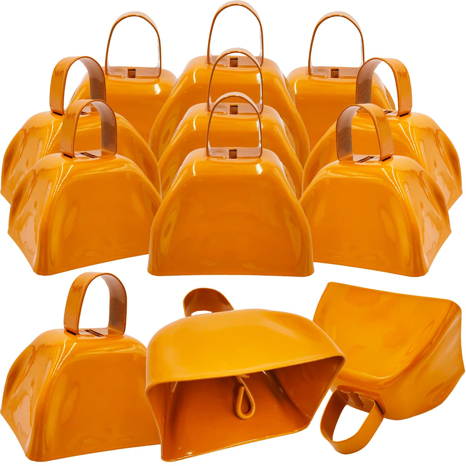 Amazon.com: The Dreidel Company Metal Cowbell Noisemaker Cheering Bell ...