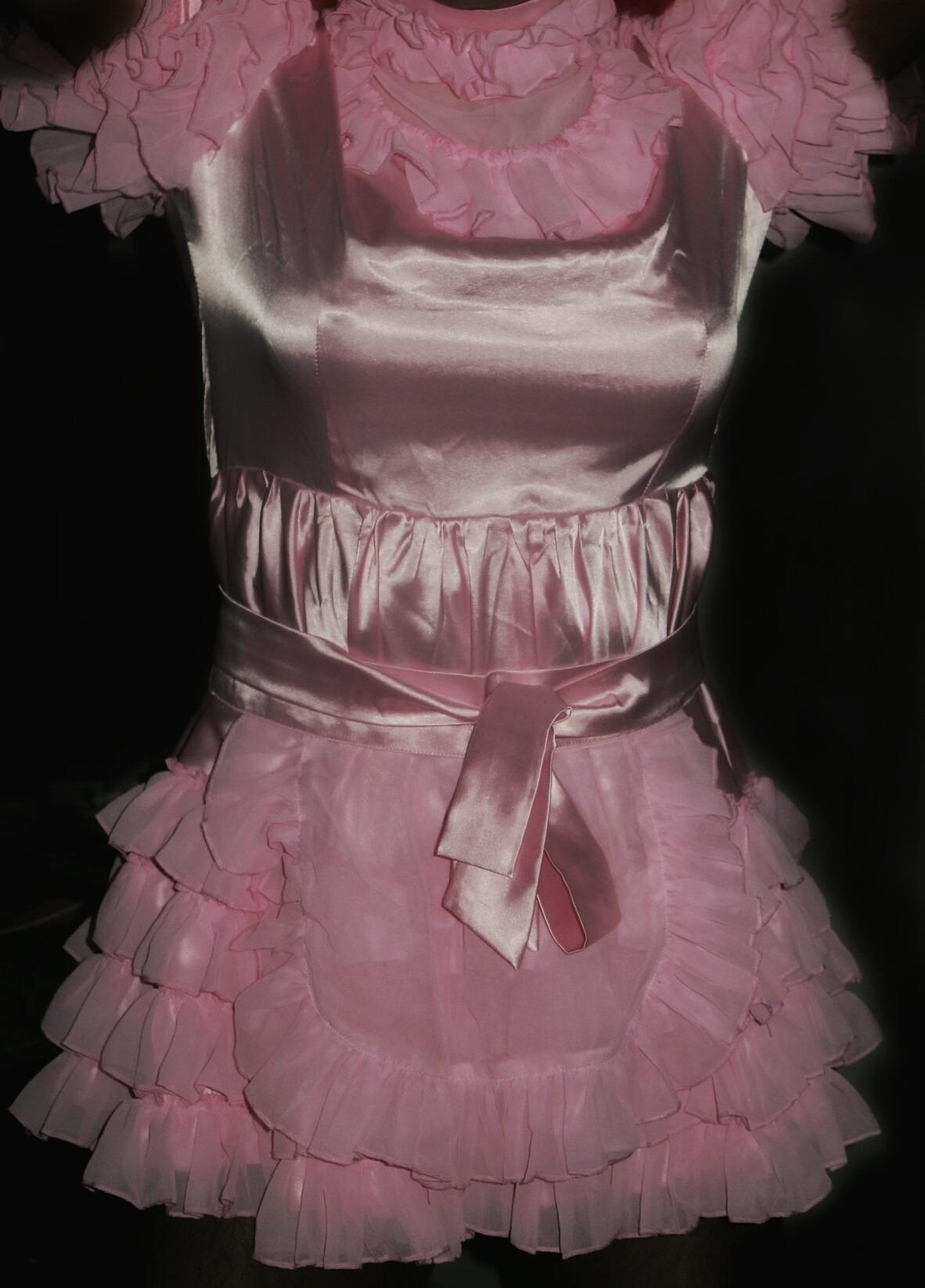 Amazon.com: GOceBaby Women Lockable Maid Light Pink Stain Dress Uniform ...