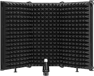 Amazon.co.jp: LOL-FUN Microphone Shield Studio Microphone, Sound ...