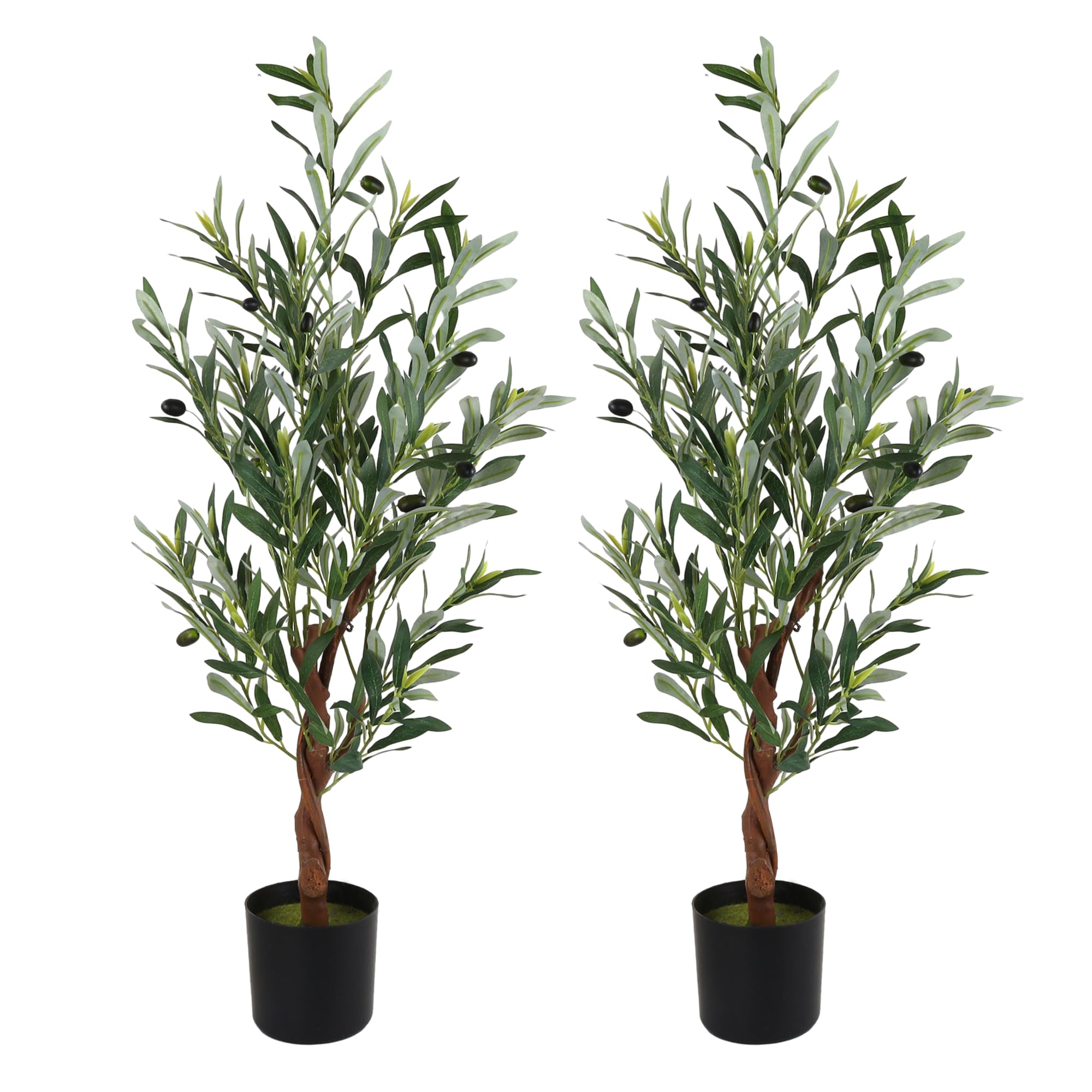 Amazon.com: Olive Tree Artificial, Faux Olive Tree 3FT Tall, Olive ...