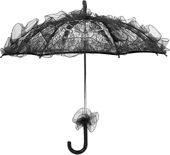 Amazon.com: Lace Umbrella, 22.2x22.2 inch Mini Parasol Vintage Wedding ...
