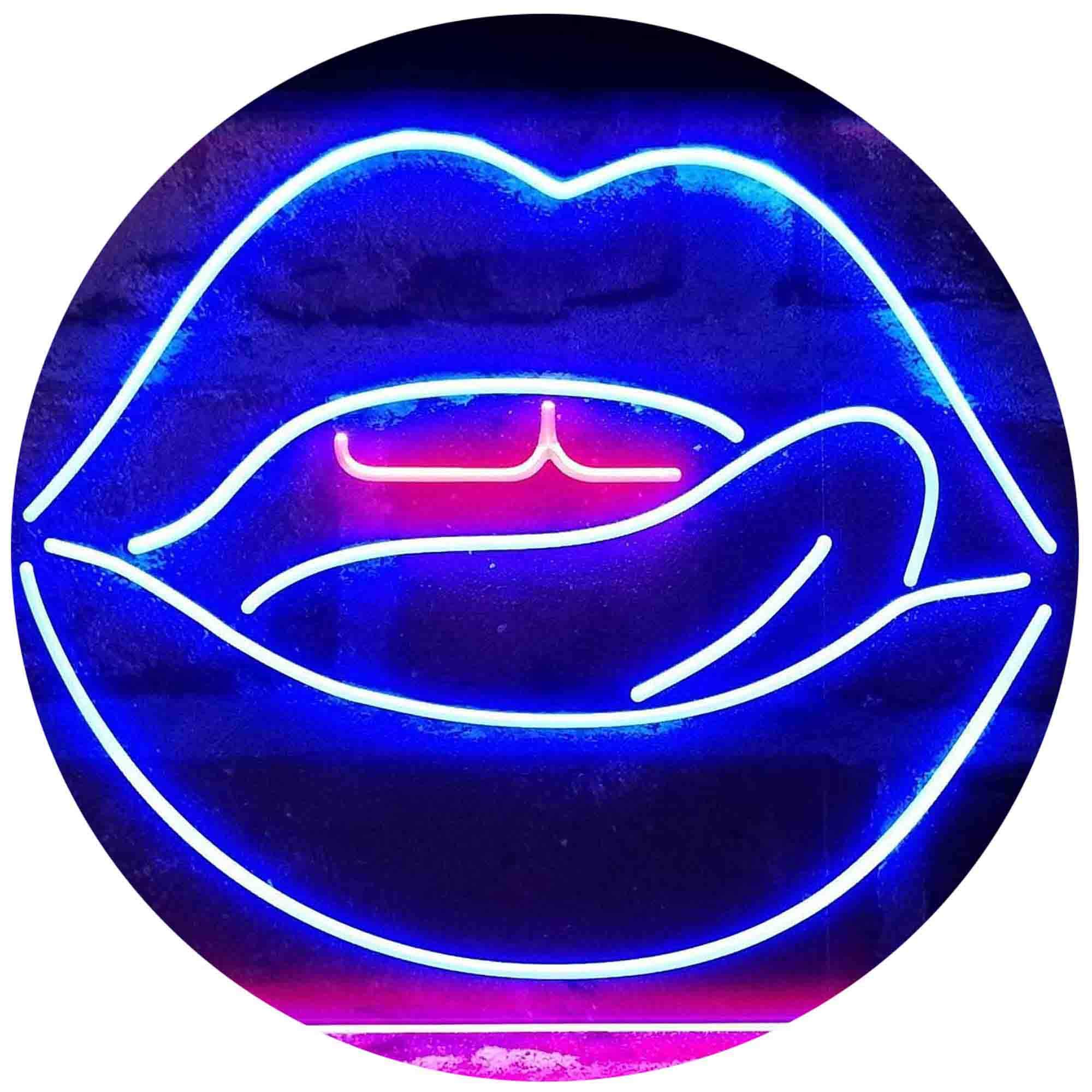 Neon Blue Lipstick