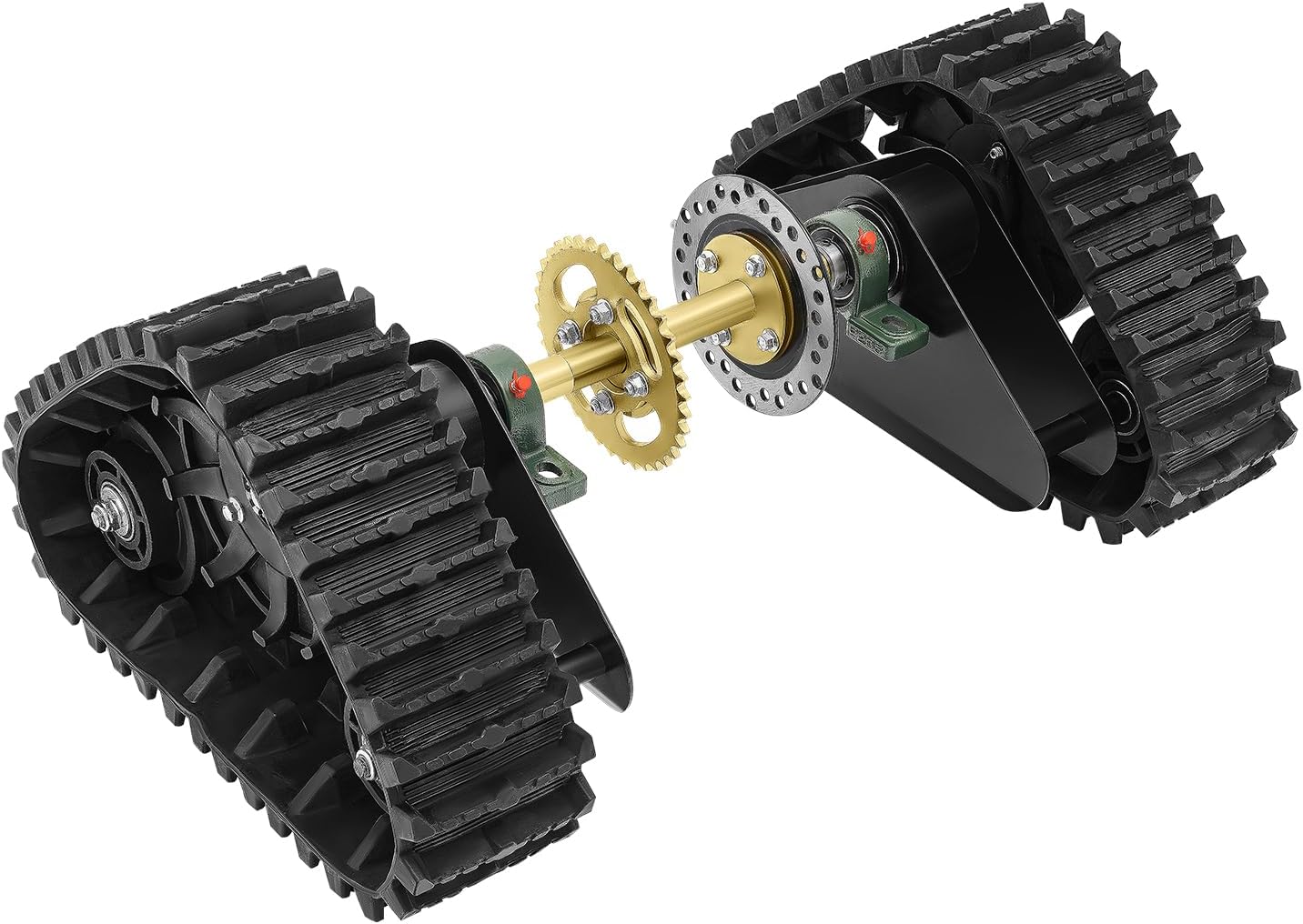 Amazon.com: Rear Axle Track Assembly Go Kart Buggy Quad Rear Wheel Axle ...