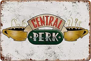 Amazon.com : Friends Central Perk Metal Signs Retro Wall Signs Plaque ...