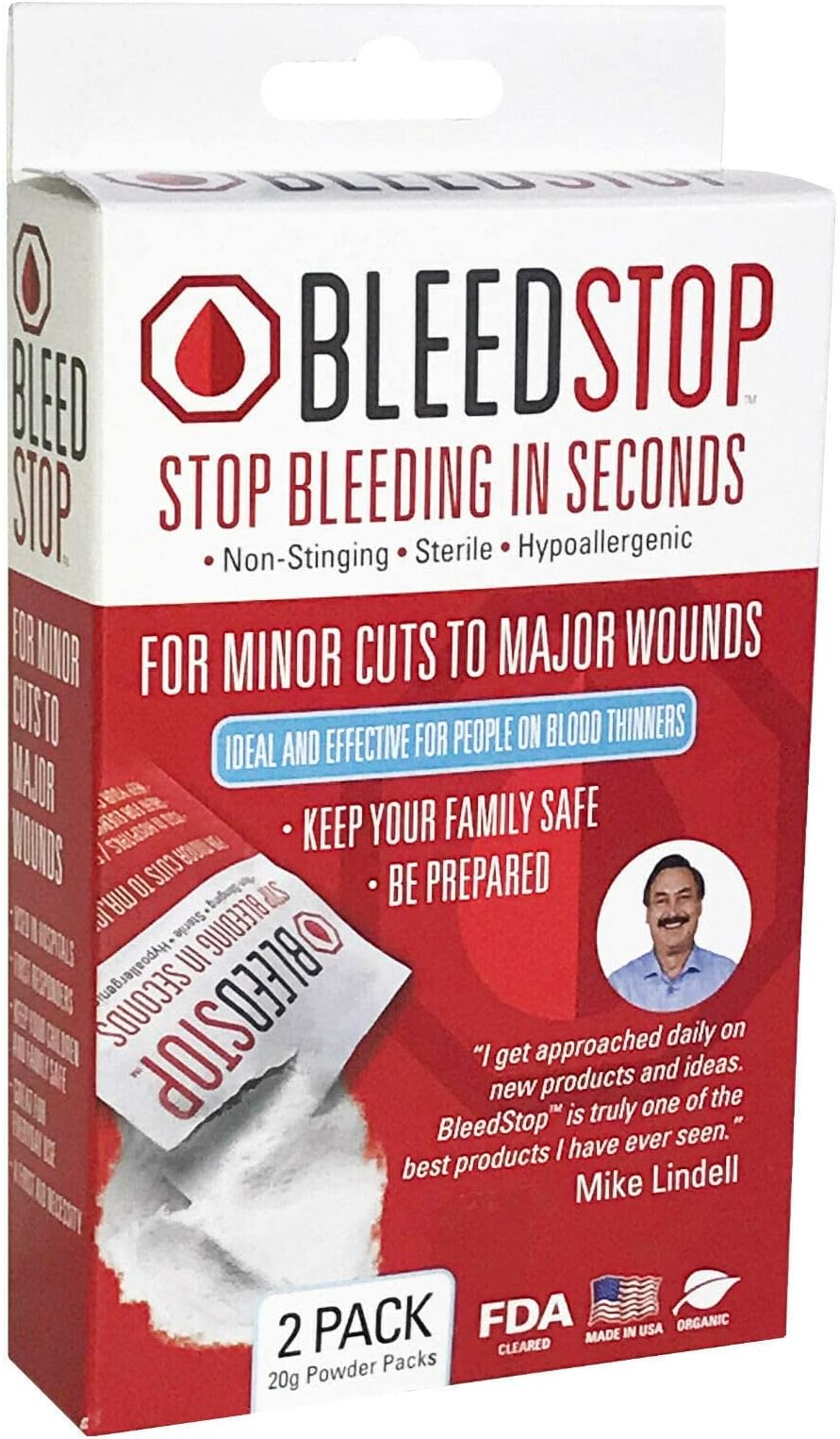 Amazon.com: Bleedstop Stop Bleeding in Seconds Emergency First Aid for ...