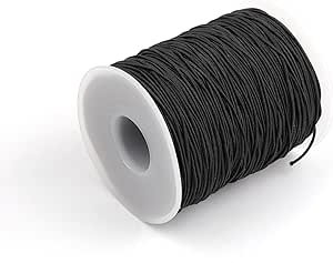 Amazon.com: 1mm Stretchy Bracelet String, 330 Feet Sturdy Black Elastic ...