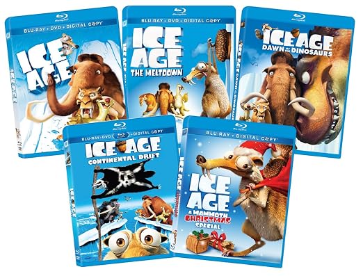 Ice Age 1-4 Collection + Ice Age Christmas [Blu-ray]: Amazon.in: Movies ...