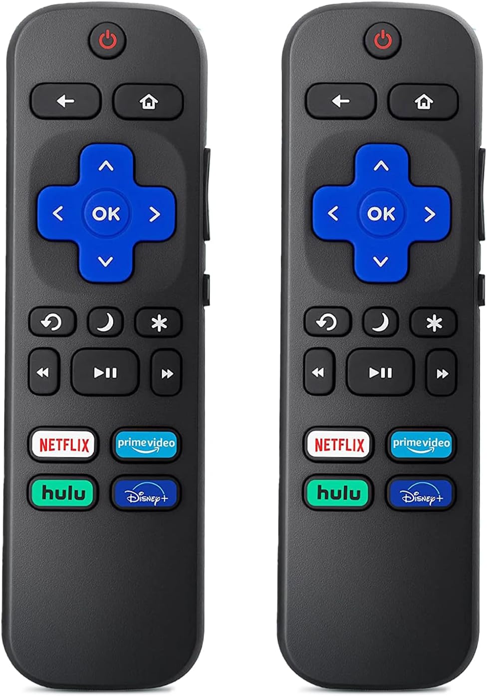 Amazon.com: (Pack of 2) Replacement-Remote-Control for Roku-TV ...