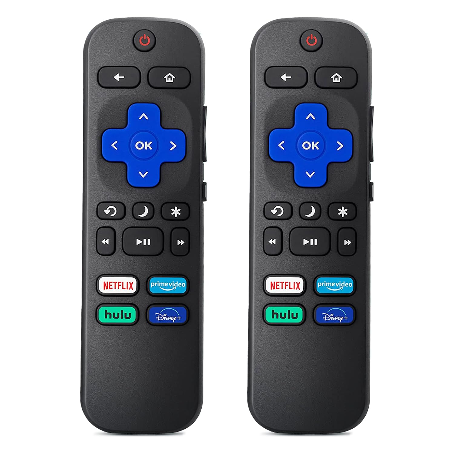 Amazon.com: (Pack of 2) Replaced Remote Control for Roku TV, Compatible ...