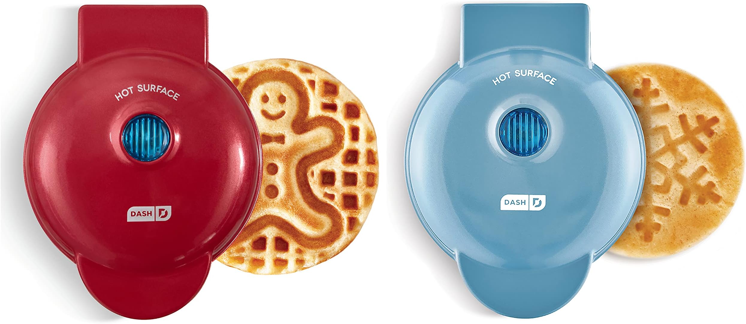 Dash Mini Waffle Maker (2 Pack) for Individual Waffles Hash Browns ...