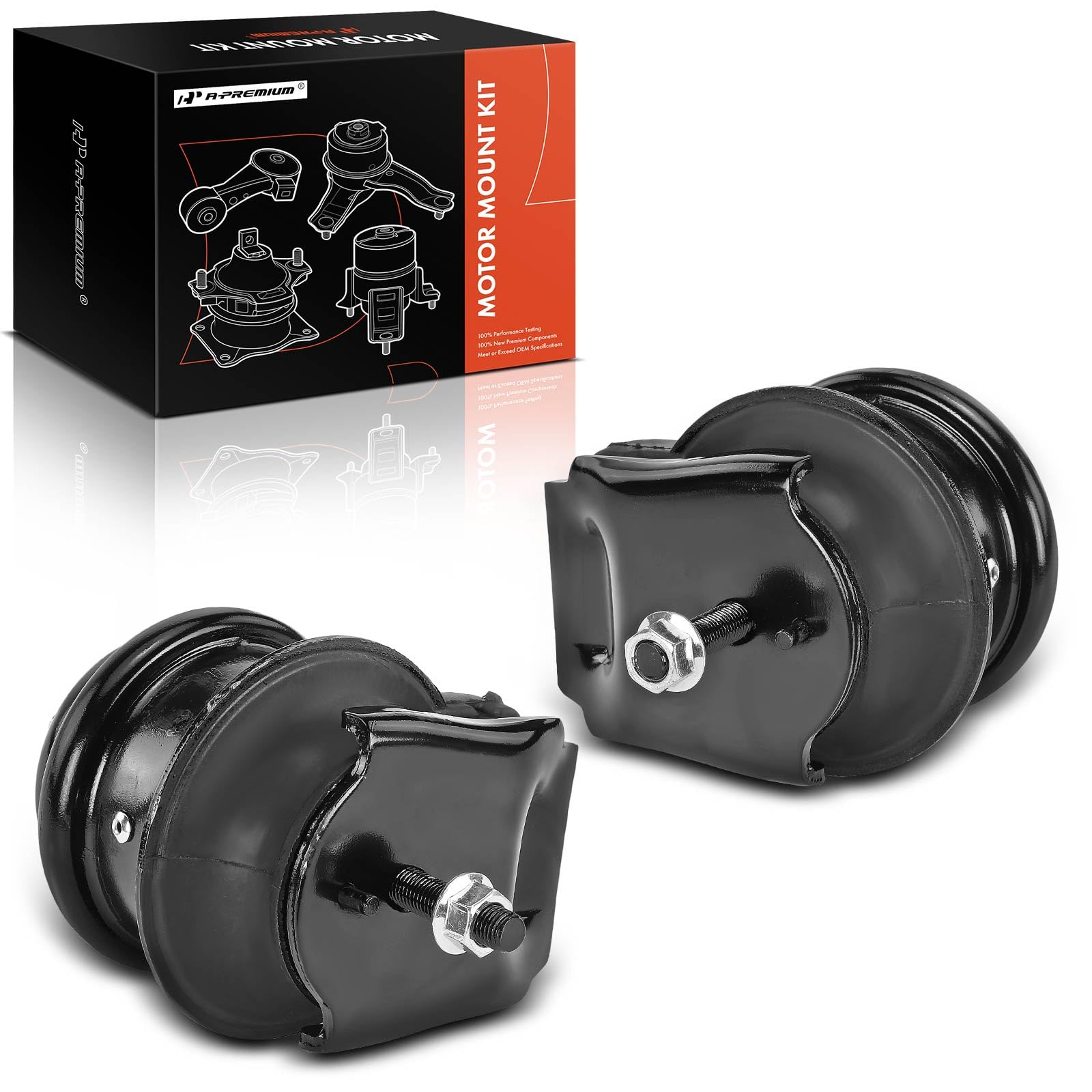 Amazon.com: A-Premium 2PCS Front Left and Right Engine Motor Mount Kit ...