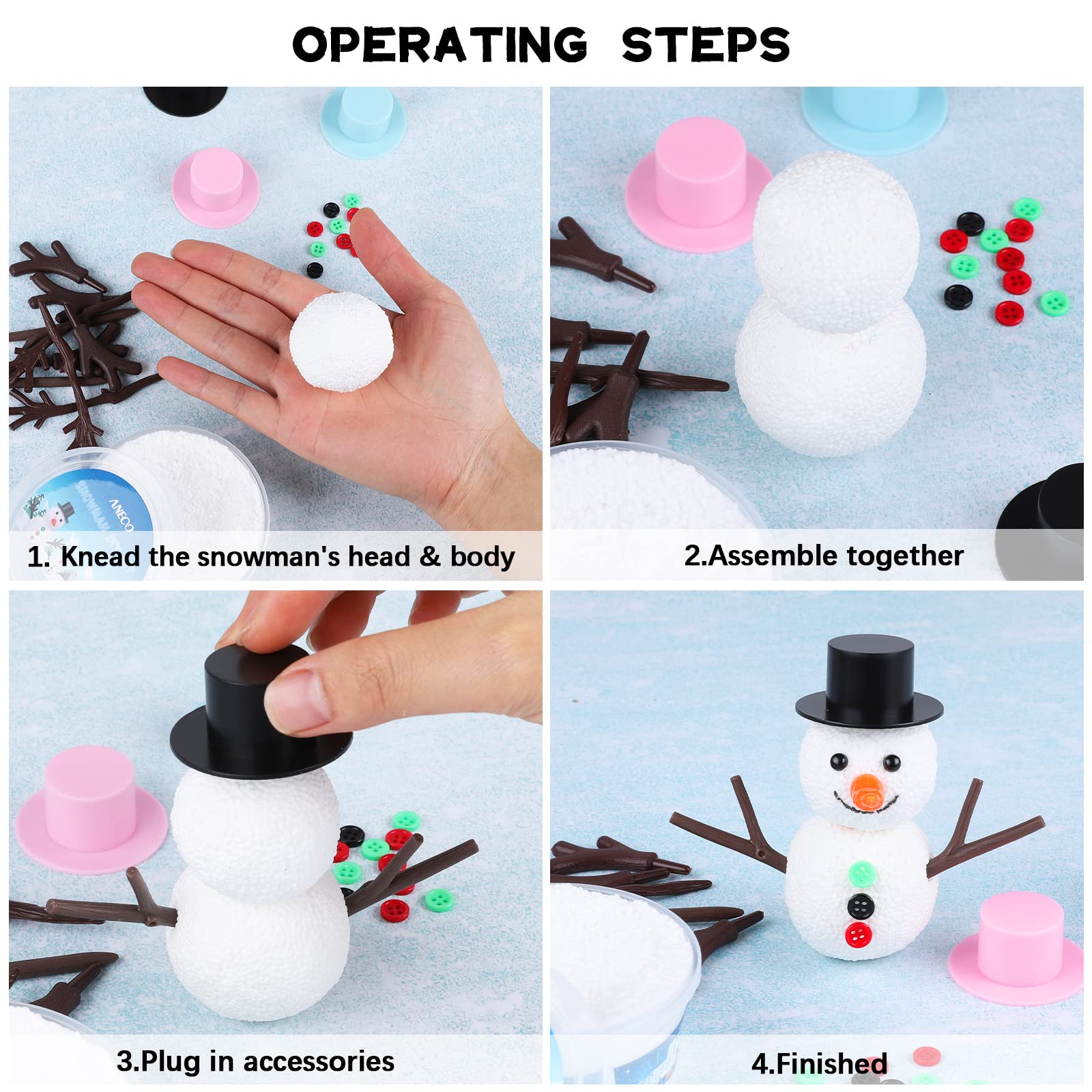 Making A Snowman Steps