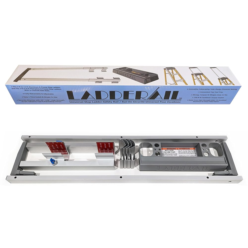 LADDERAIL - Universal A-Frame Step Ladder Safety Nepal | Ubuy