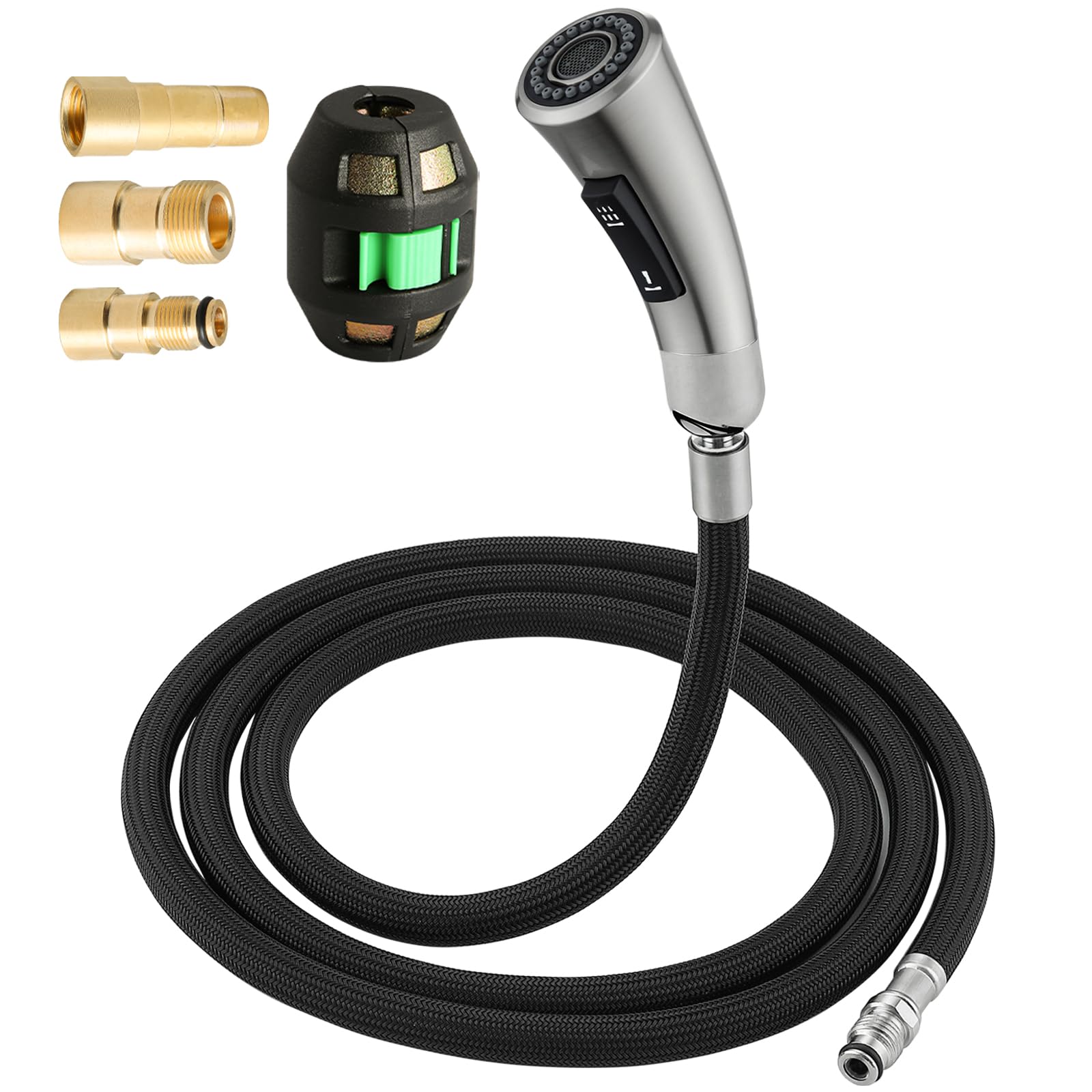 K-1219935-BC Hose Kit for Kohler Pull Down Kitchen Faucet, 68 Inches ...