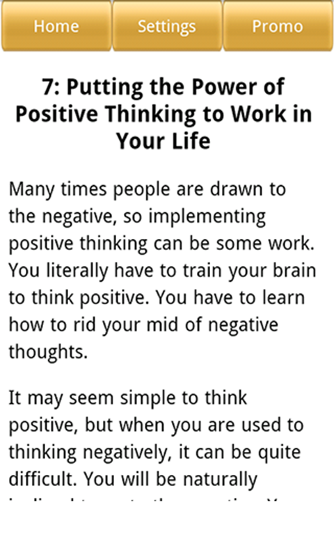 How to Eliminate Your Negative Thinking Landing Page