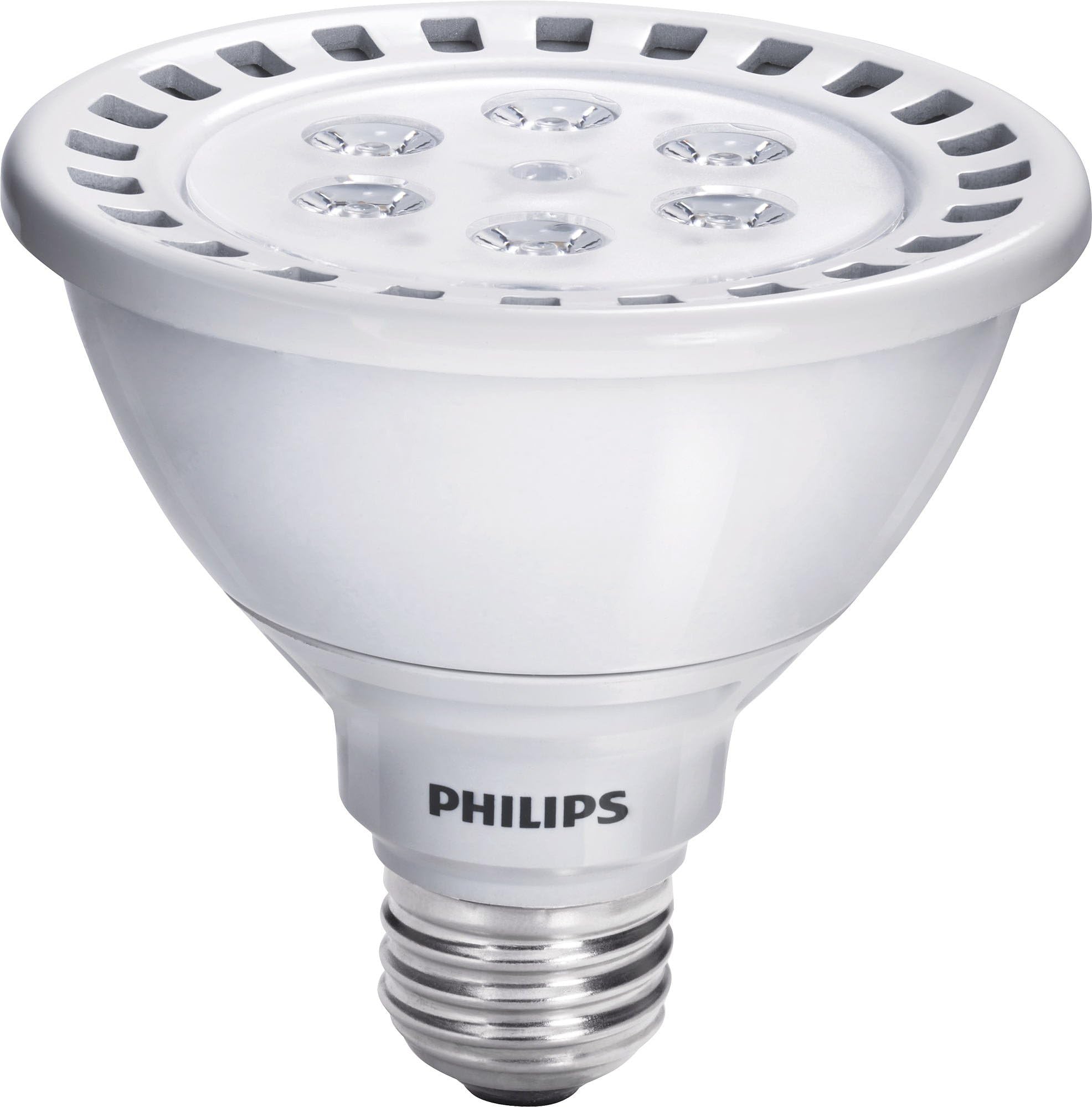 Philips 423467 13-watt AirFlux PAR30S LED Dimmable Flood Light Bulb, Warm White - Led Household ...