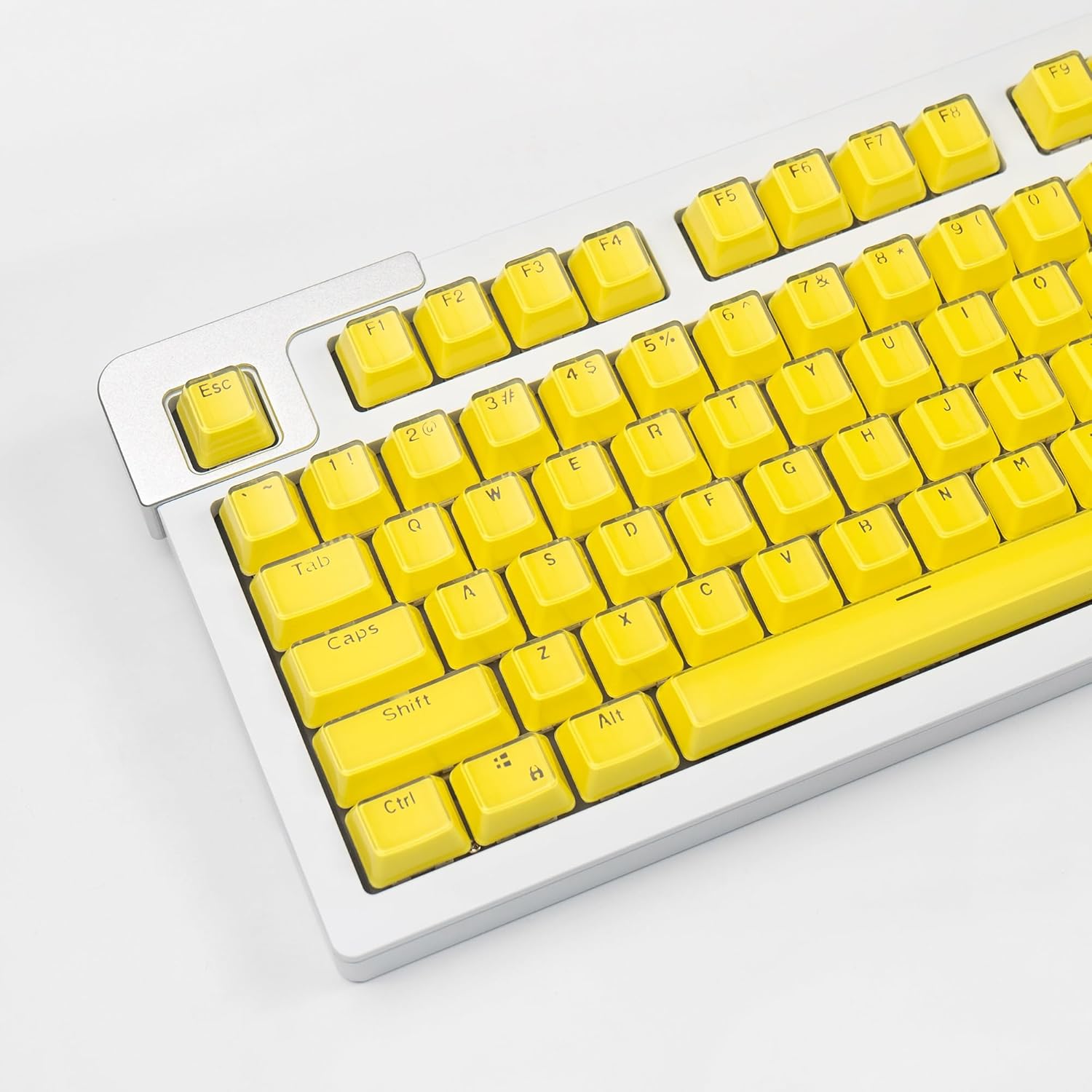 Amazon.com: mintcaps Keycaps - Crystal Jelly Yellow Keycaps Translucent ...