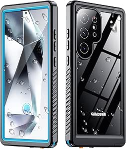 Amazon.com: SPIDERCASE Designed for Samsung Galaxy S24 Ultra Waterproof Case,Built-in Screen ...