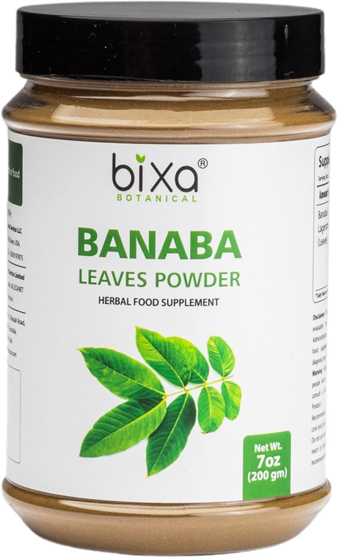 Amazon.com: bixa BOTANICAL Ayurvedic Natural Herbal Supplement Banaba ...