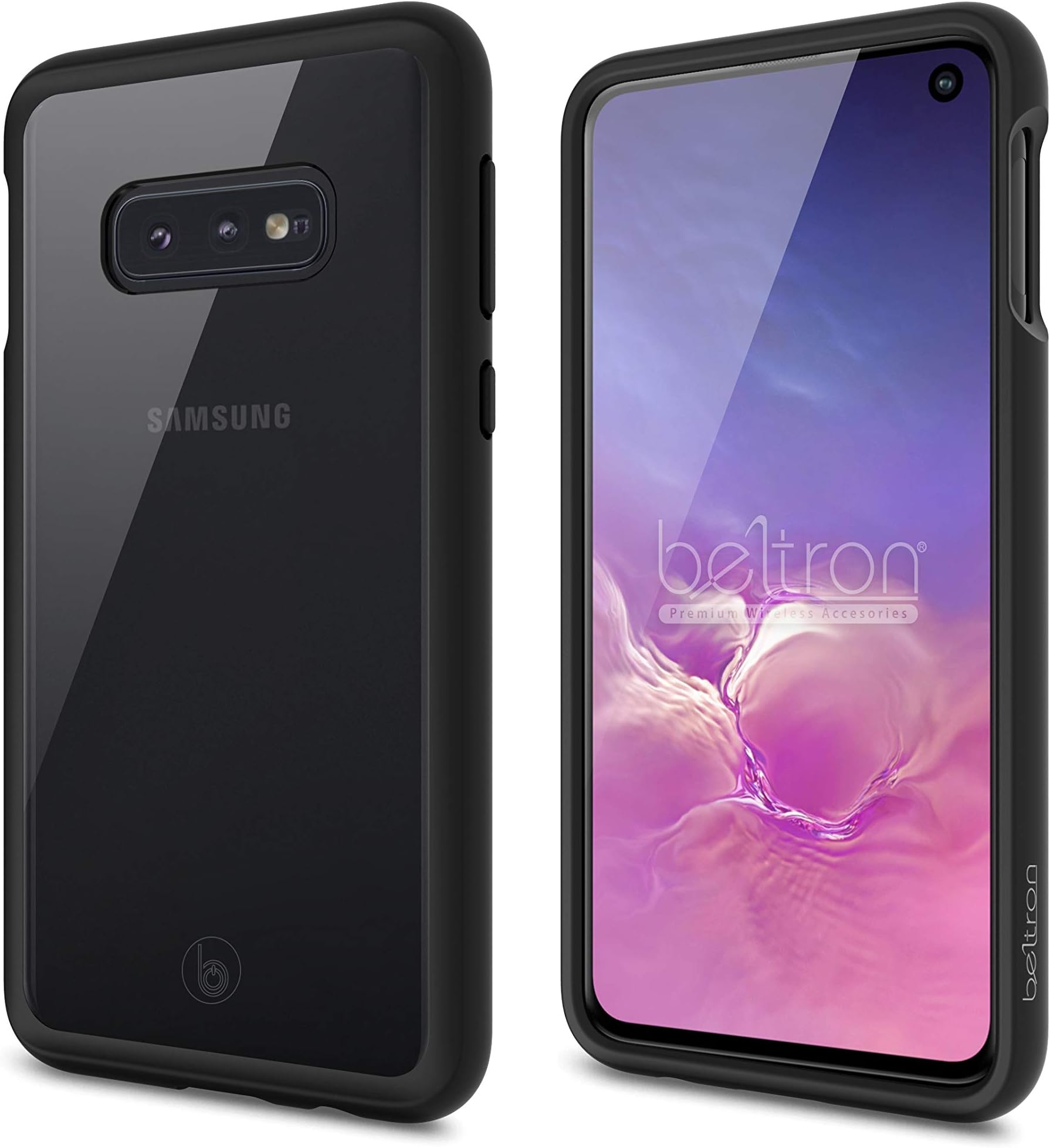 Amazon.com: BELTRON Thin Case with Clear Back for Samung Galaxy S10E ...
