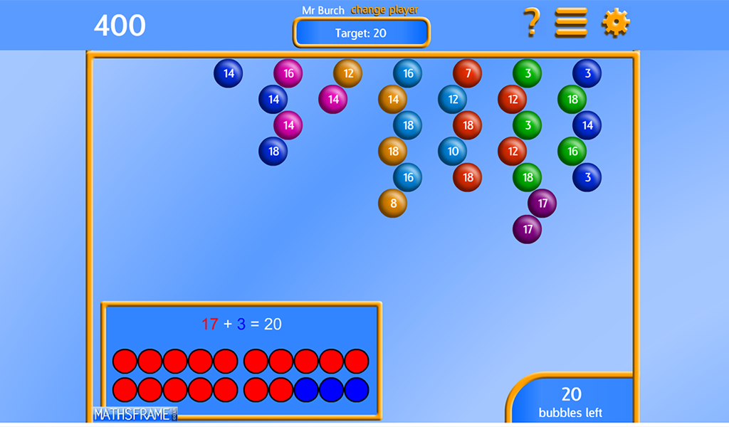 Aplicación Bubble Pop Number Facts en Amazon Appstore