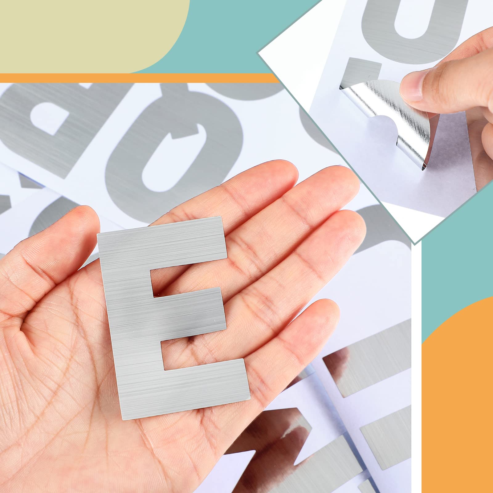 Snapklik.com : Chinco 232 Pieces 24 Sheets Letter Stickers Large ...