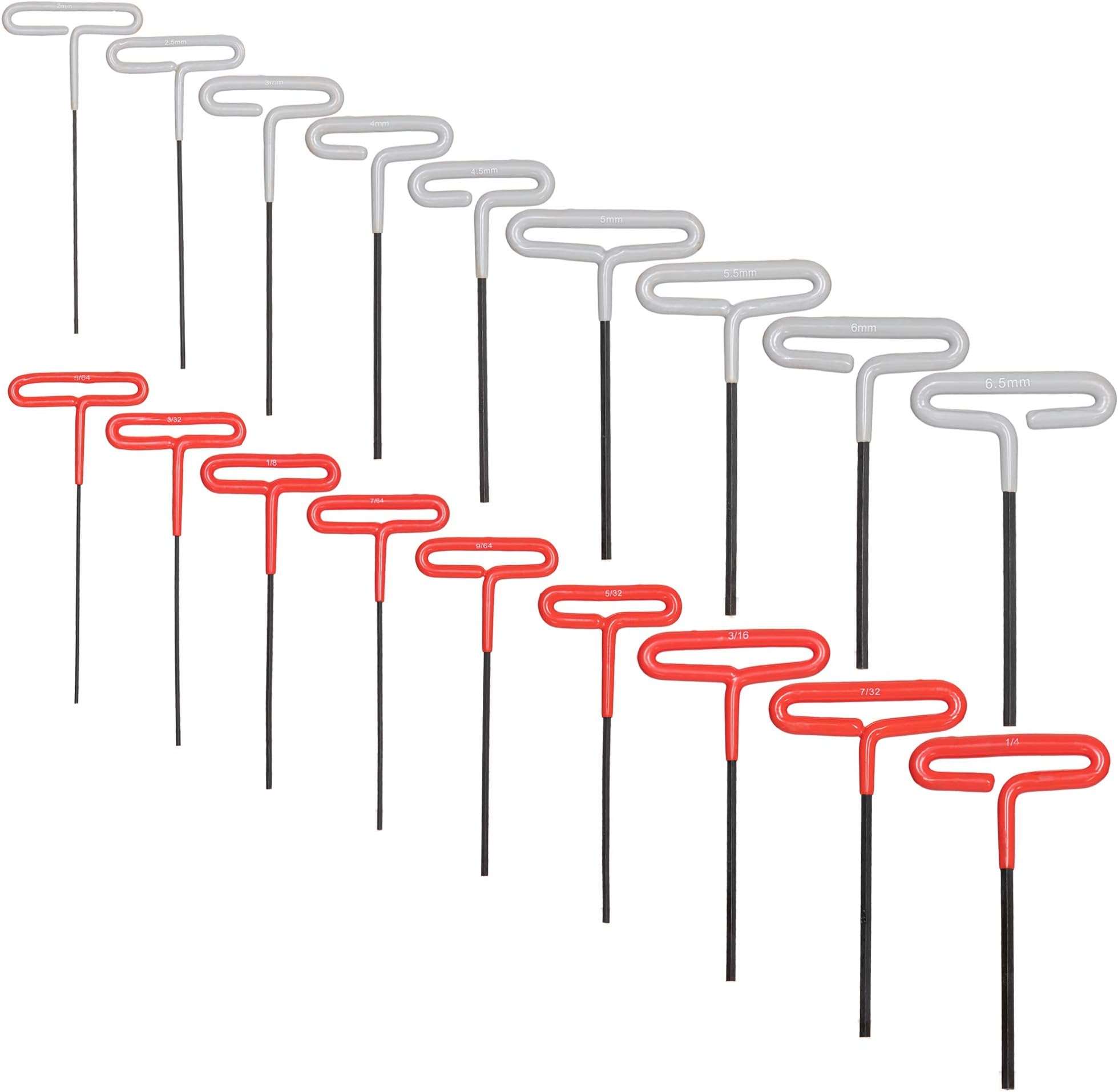 CRAFTSMAN T-Handle Allen Wrench Set, Hex Keys, SAE & MM, 14 Piece ...