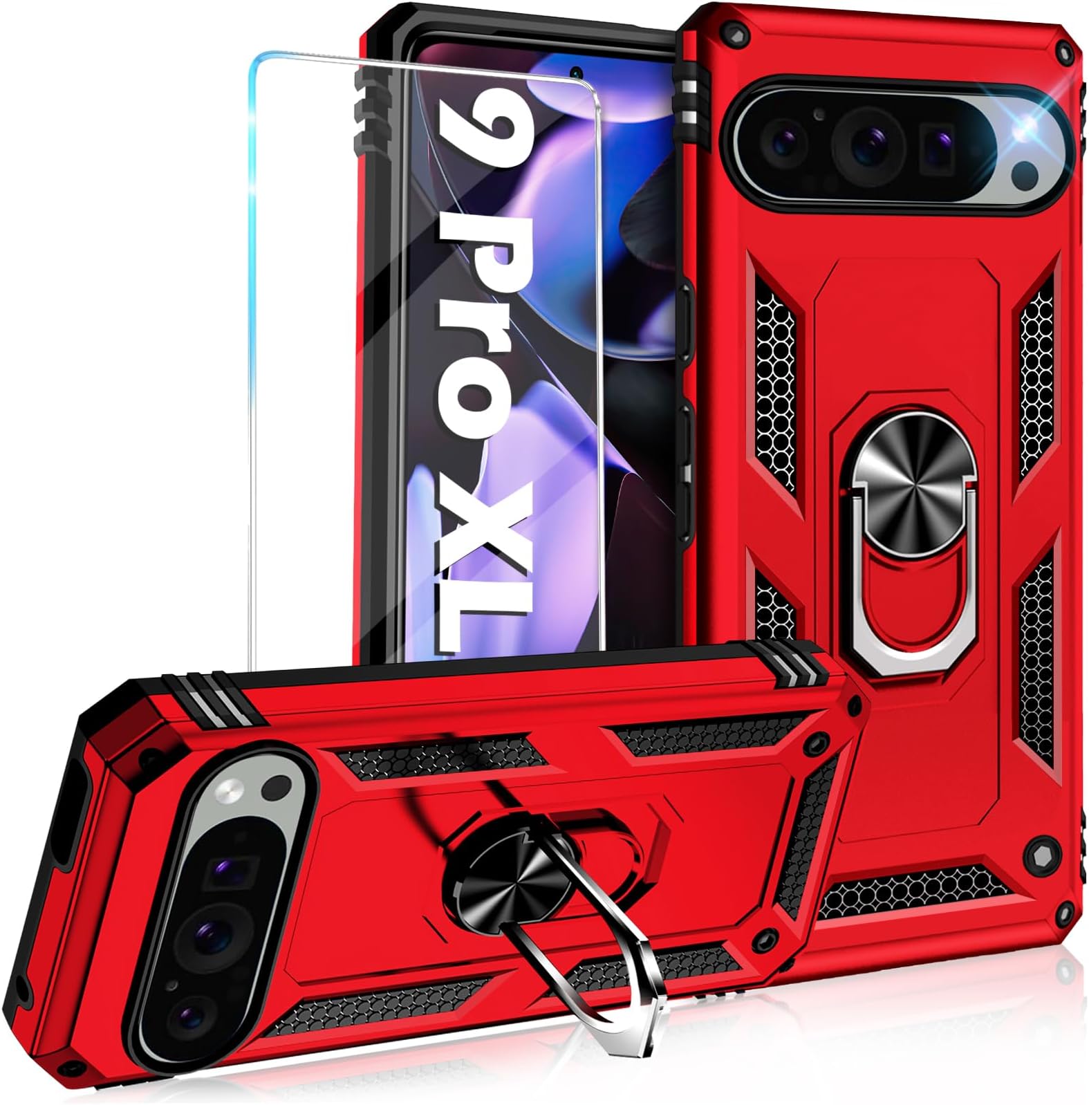 Amazon.com: for Google Pixel 9 Pro XL Case with Screen Protector ...