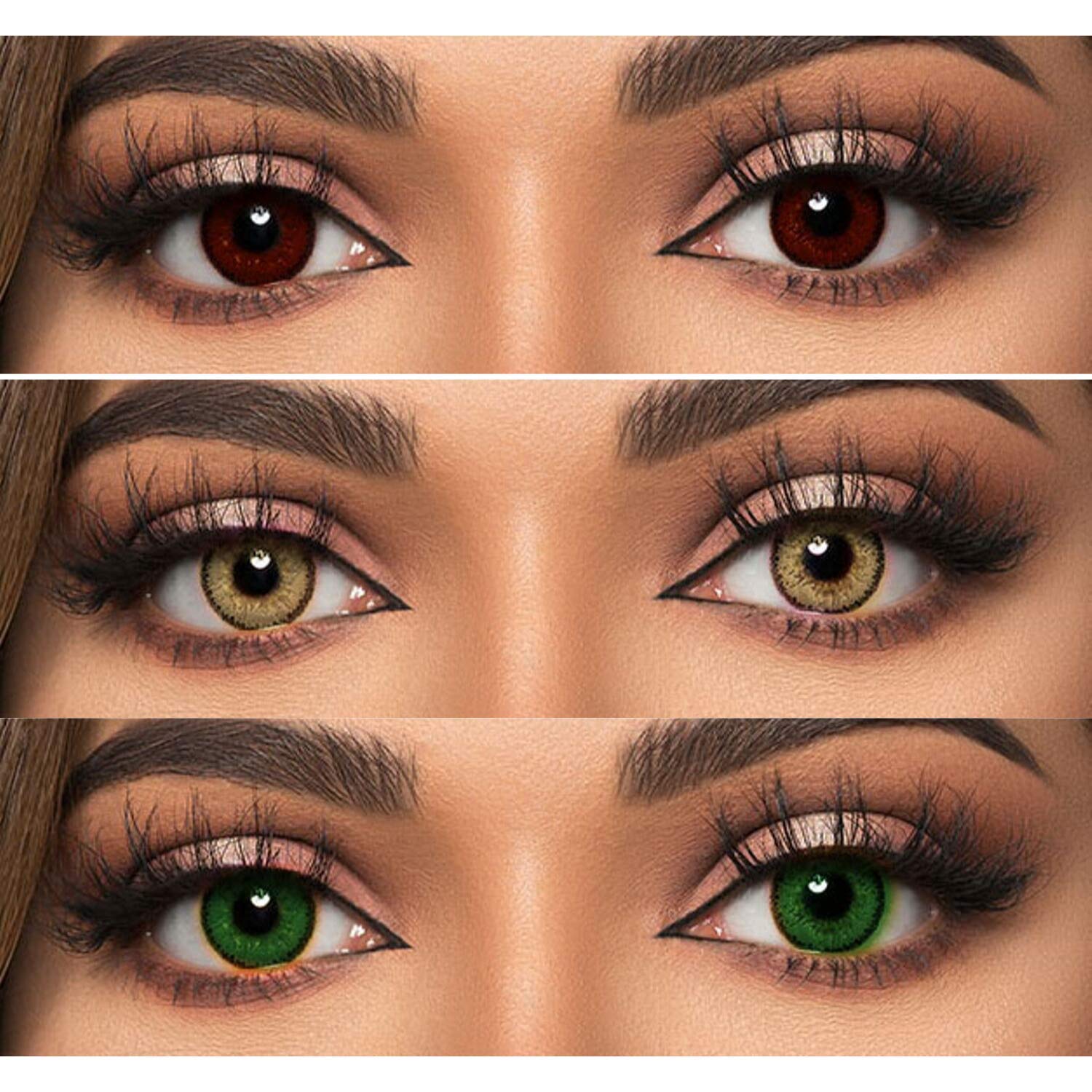 Hazel Brown Contact Lenses