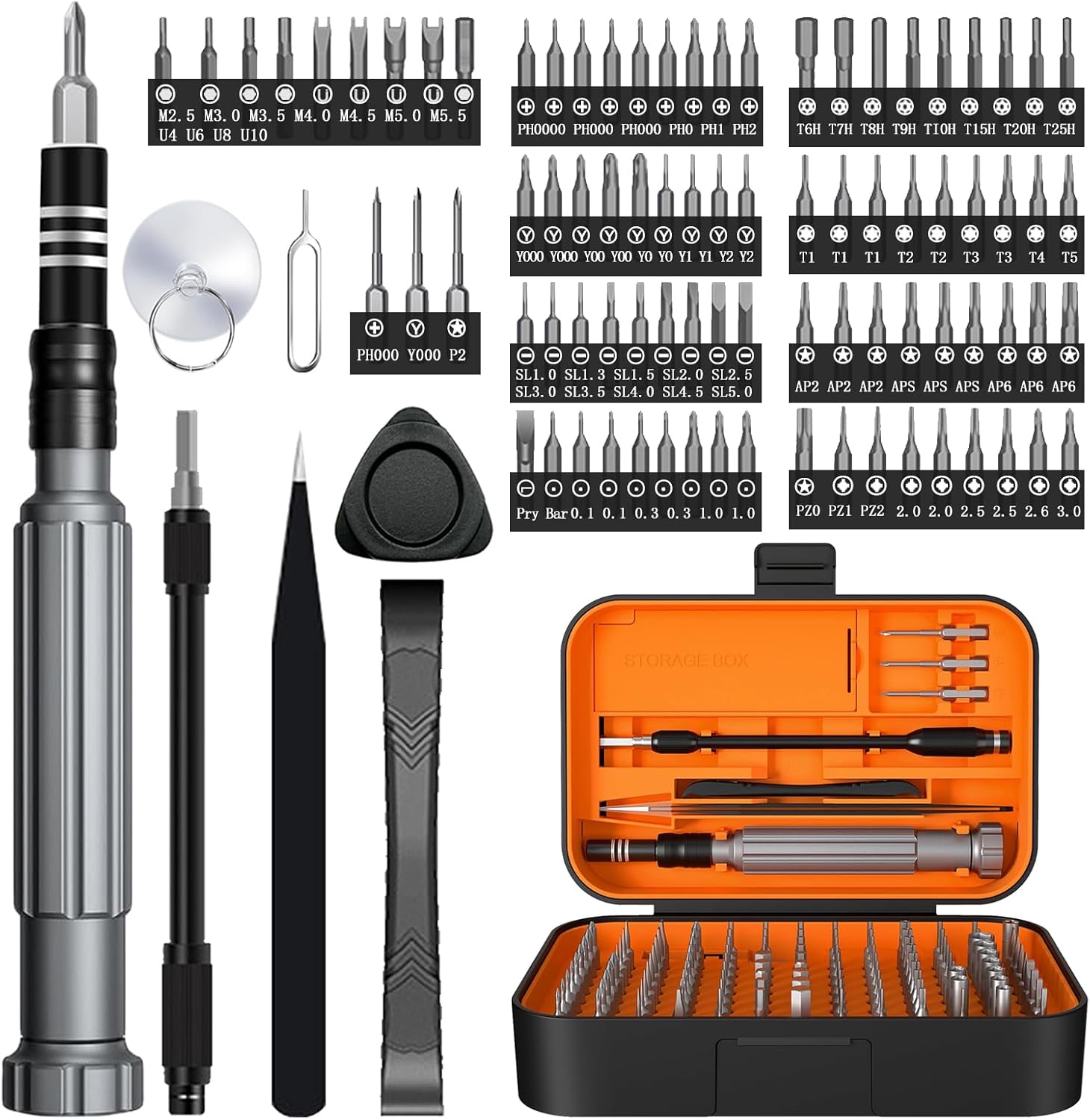 Amazon.com: Precision Screwdriver Set 150-in-1， Small Screwdriver Set ...