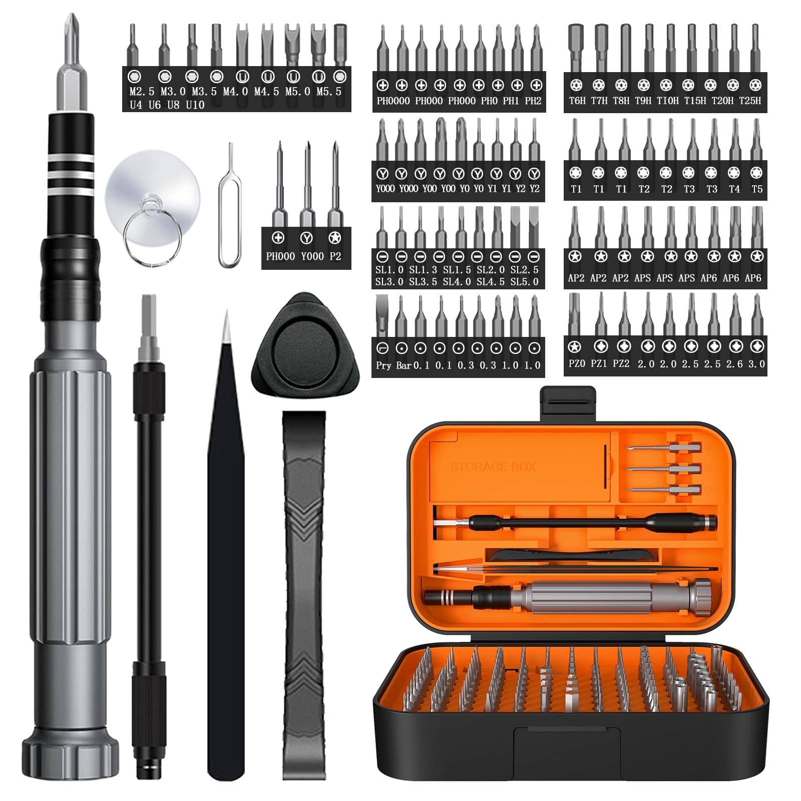Amazon.com: Precision Screwdriver Set 150-in-1， Small Screwdriver Set ...