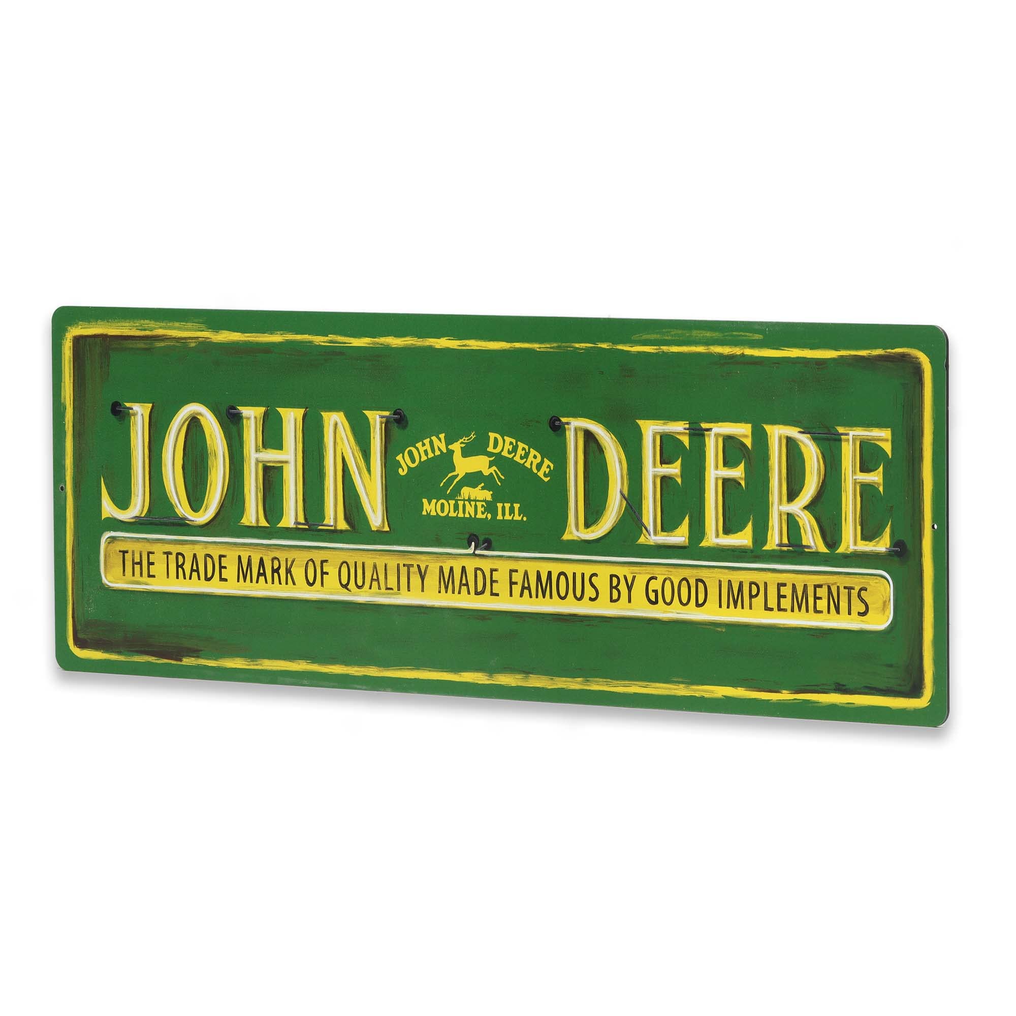 Antique John Deere Tin Signs John Deere Sign B628 TinWorld Vehicle