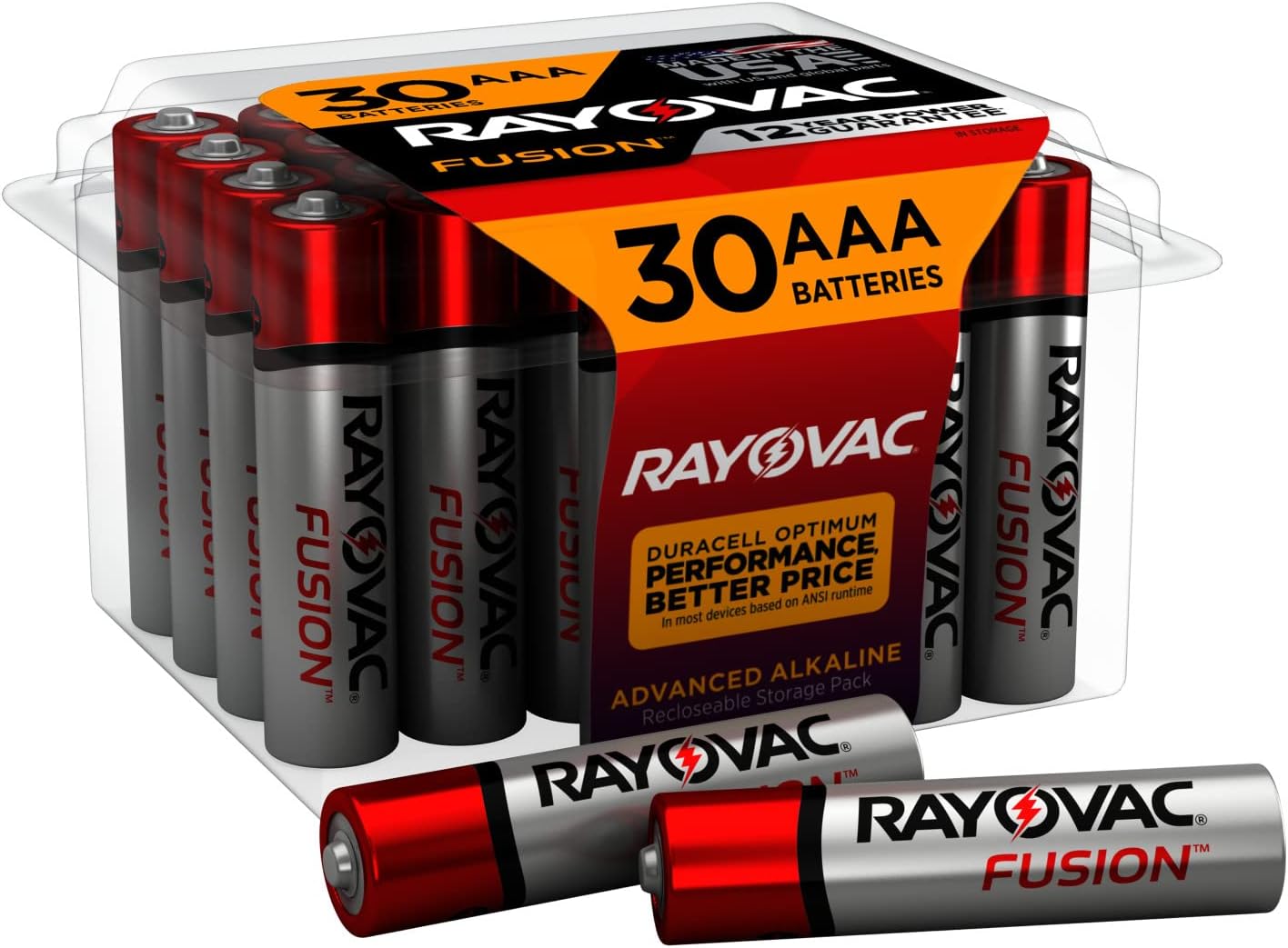 Amazon.com: Rayovac Fusion Advanced Alkaline AA Batteries - AA ...
