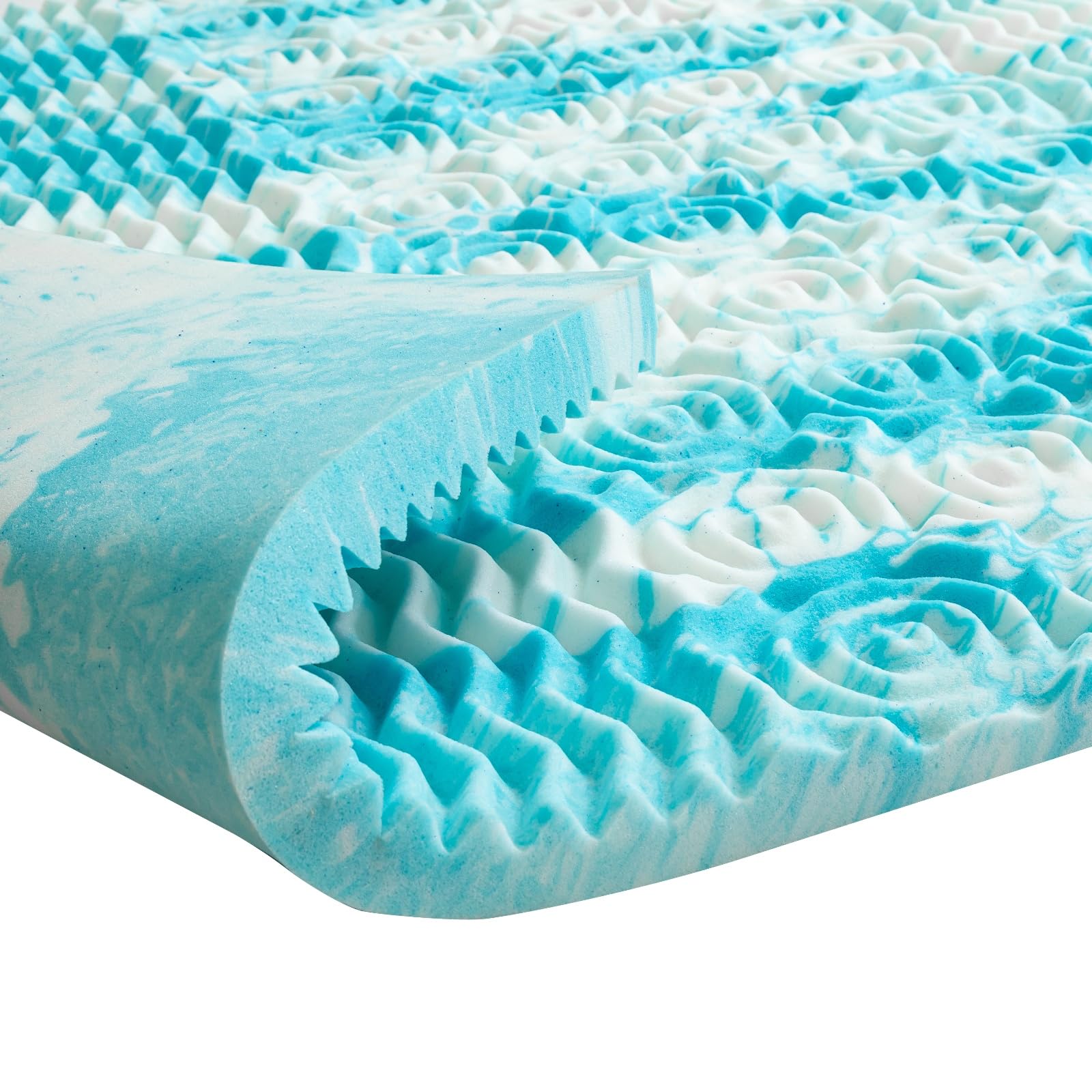 Amazon.com: Mattress Topper Queen - 2 Inch Gel Memory Foam Mattress ...