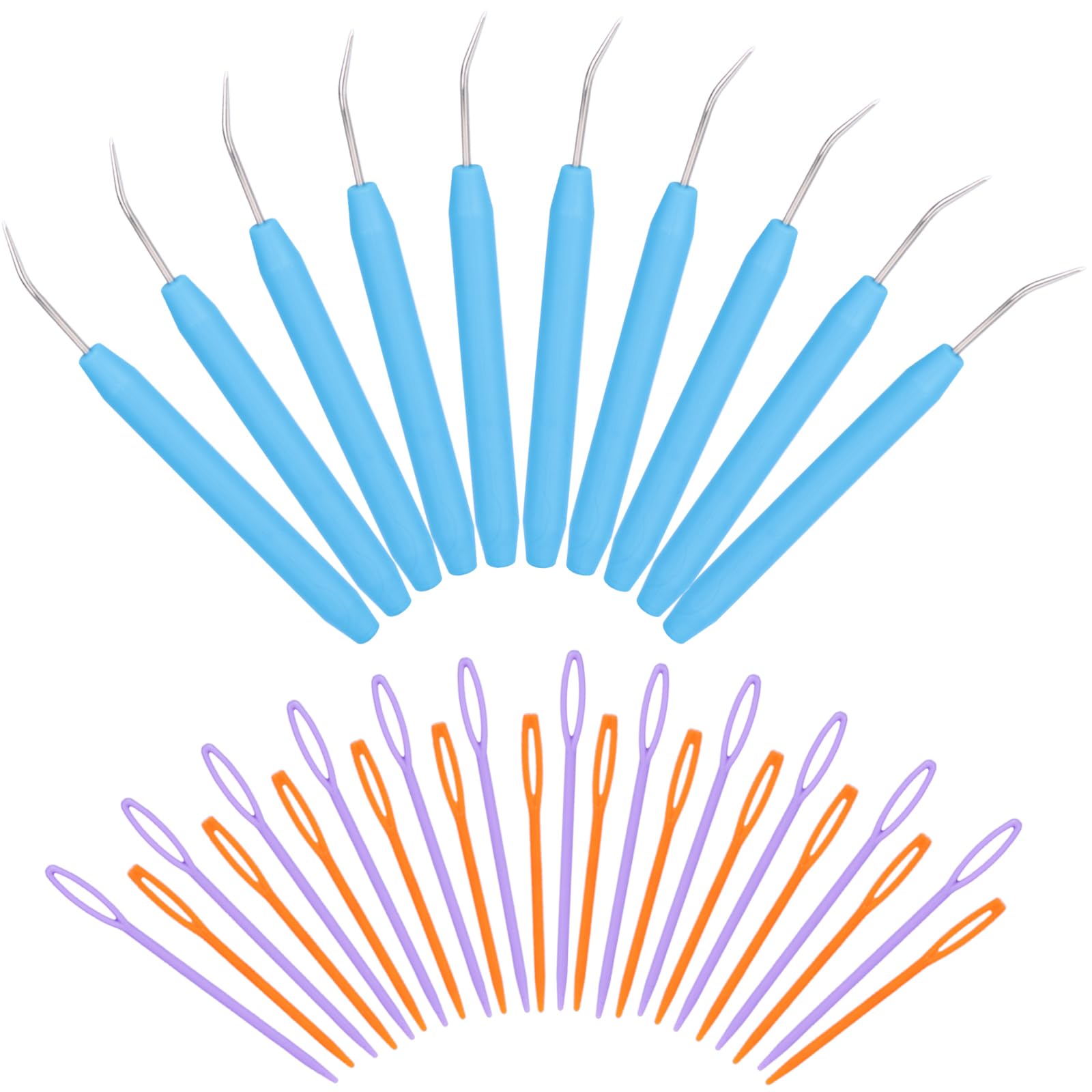 Amazon.com: LOVEINUSA 34 PCS Loom Knit Hook Set, Colorful Knitting Loom ...