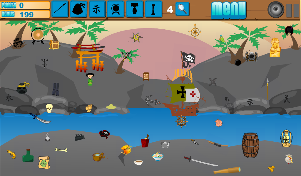 Ninjas vs Pirates - Hidden Objects - App on Amazon Appstore