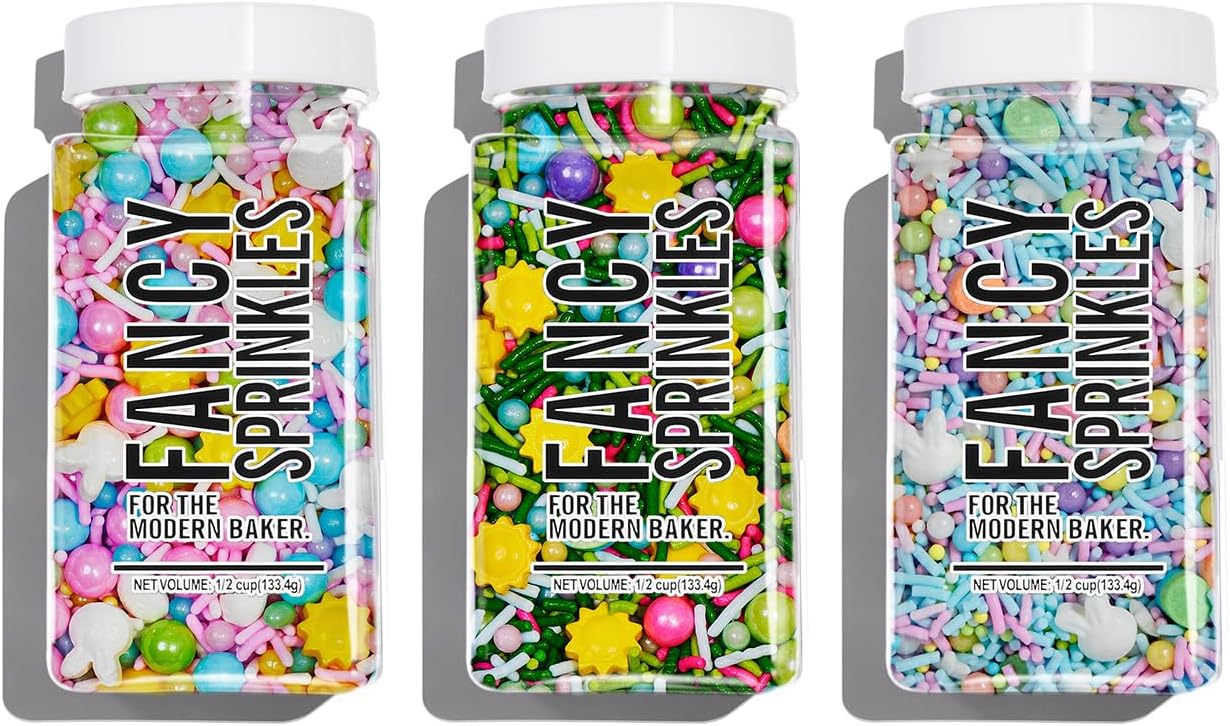 Amazon.com: Fancy Sprinkles Egg-cellent Sprinkle Set Edible Glitter ...