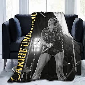 Amazon.com: DVesaldez American Carrie Singer Underwood Blanket Beach ...