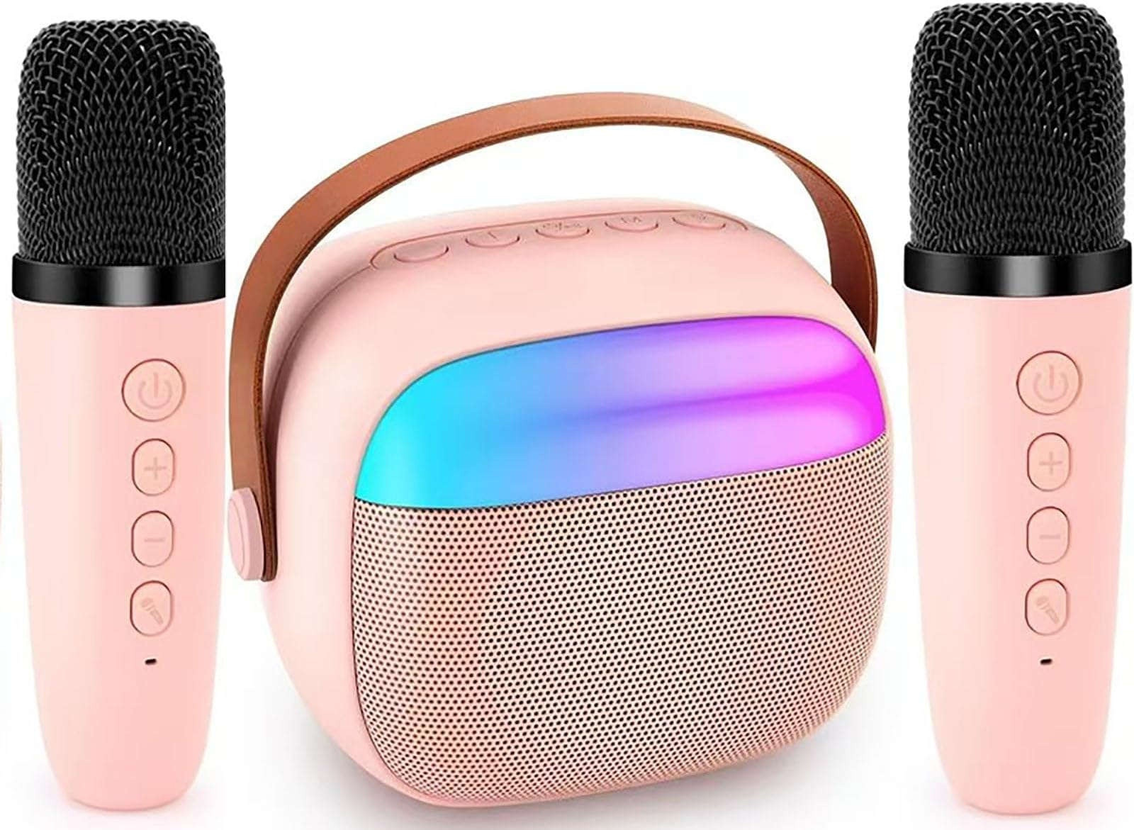 Mgaolo Mini Karaoke Machine for Kids Adults,Portable Bluetooth Speaker ...