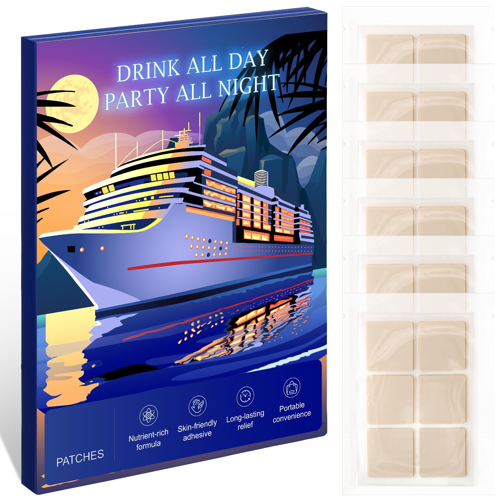 Amazon.com: Dansib 120 Pack Cruise Patches Sea Patch for Cruisers ...