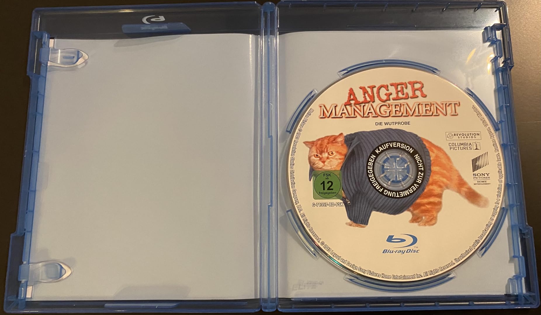 Anger Management [VHS] [UK Import] : Nicholson, Jack, Sandler, Adam ...